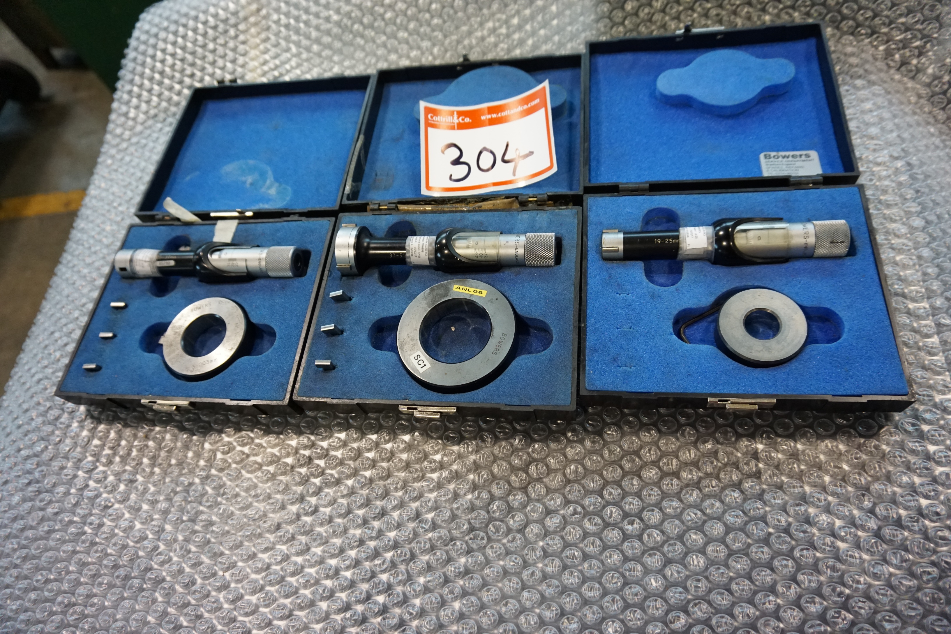 Bowers Bore Gauges 19mm – 25mm, 25mm – 37mm, 37mm – 51mm