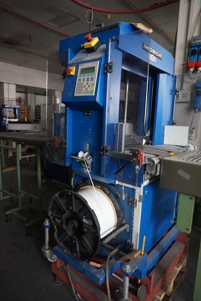 Mosca Typ RO-TR500-3 Strapper with Siemens Simatic OP7 Control