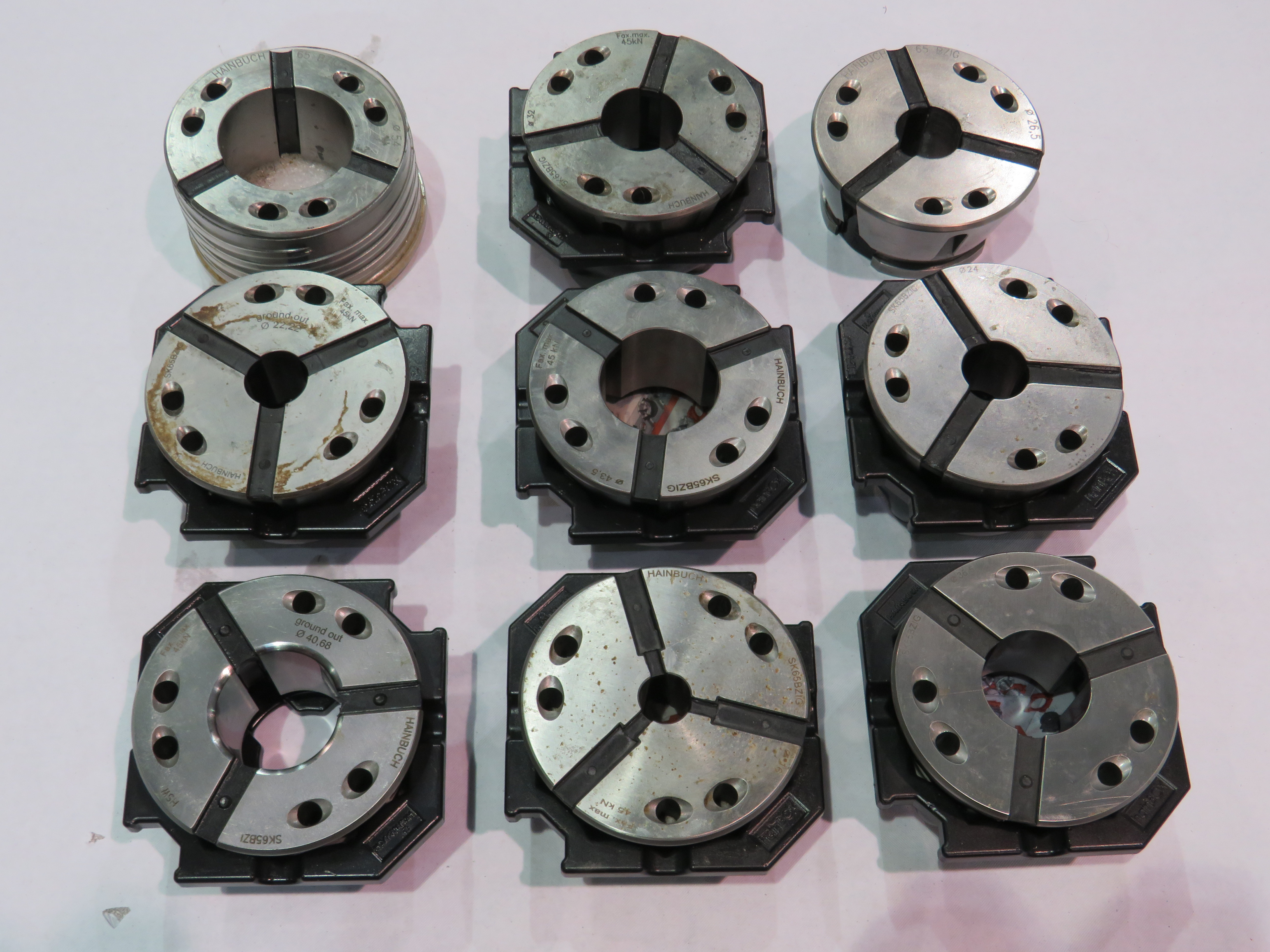 Qty of Hainbuch SK65BZIG Collets