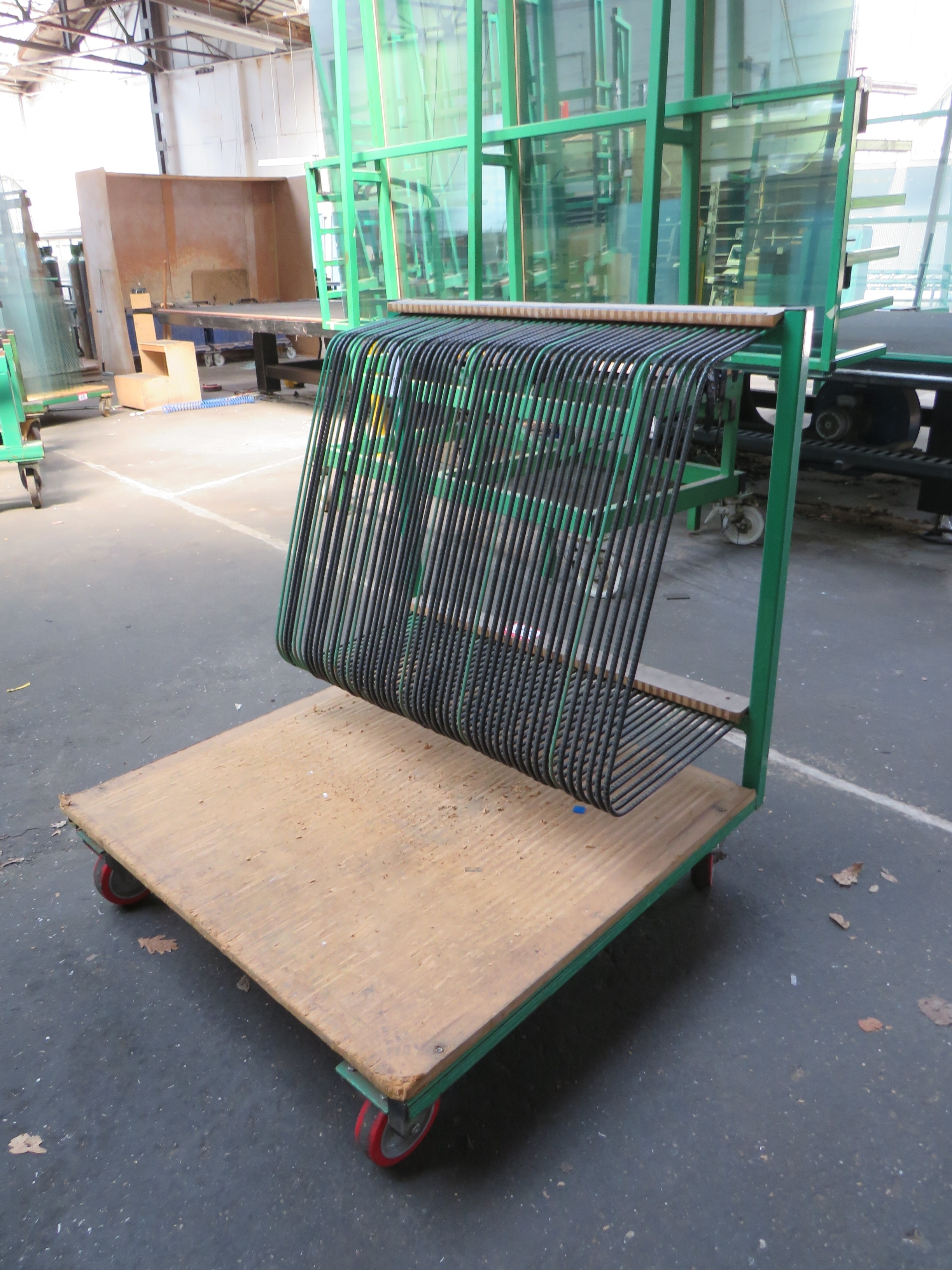 (3) Mobile Slot Trolleys, each Trolley 1.1m x 1050mm x 1.2m High