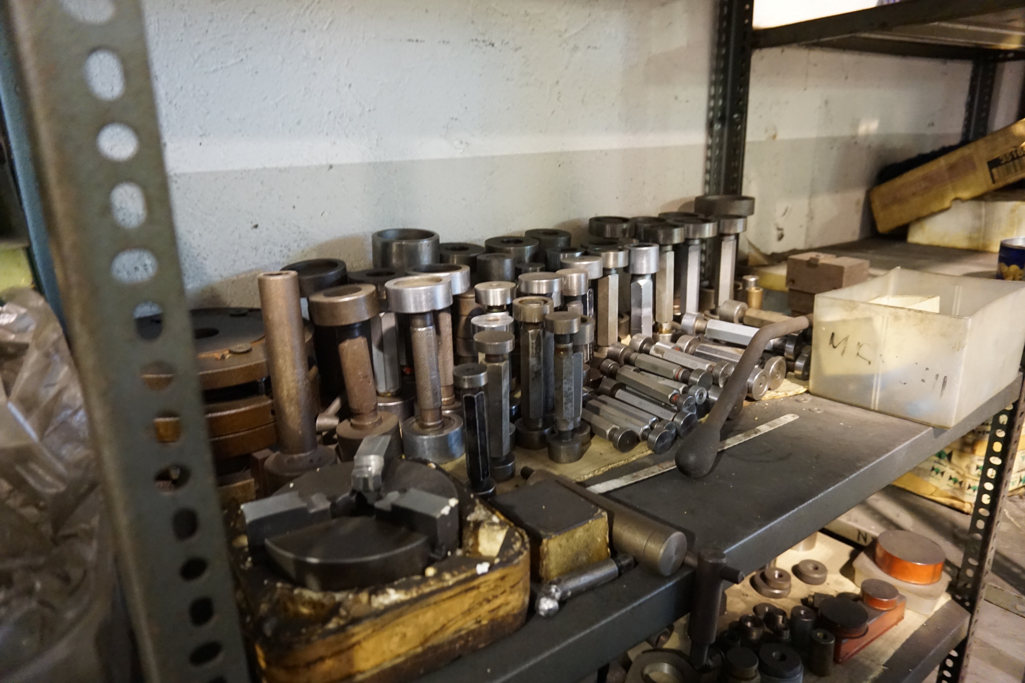 (3) Racks with Large Qty of Thread Gauges and Plug Gauges