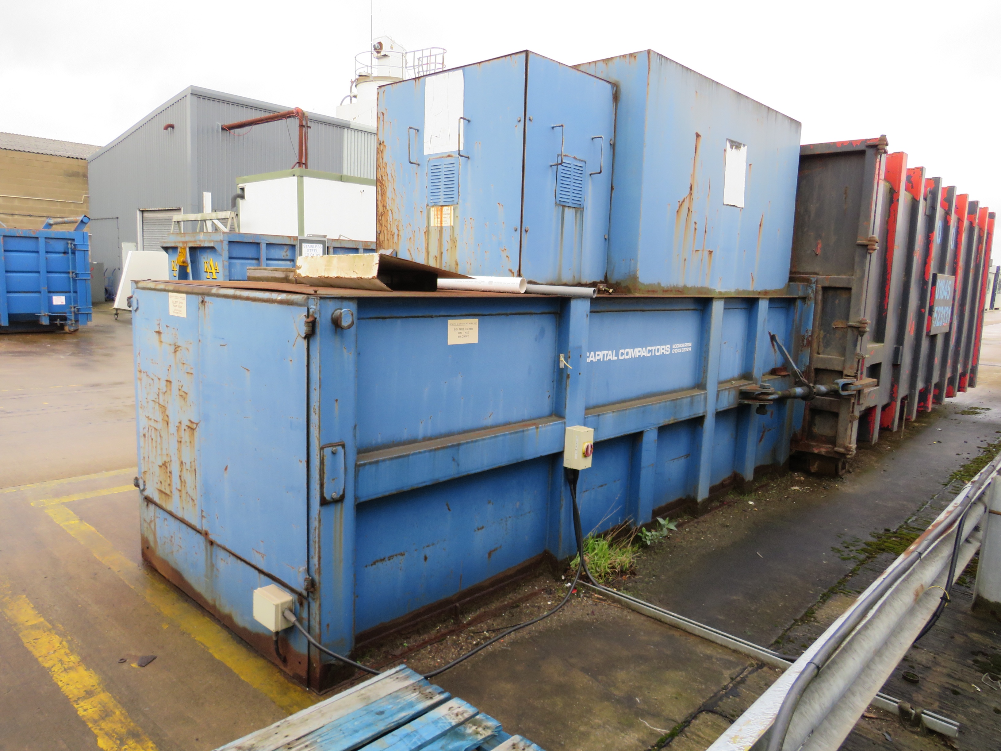 Compactor for Waste Skip