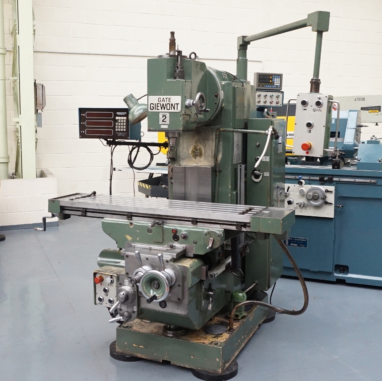 Gate Giewont Type FYD32 No.2 Vertical Milling Machine