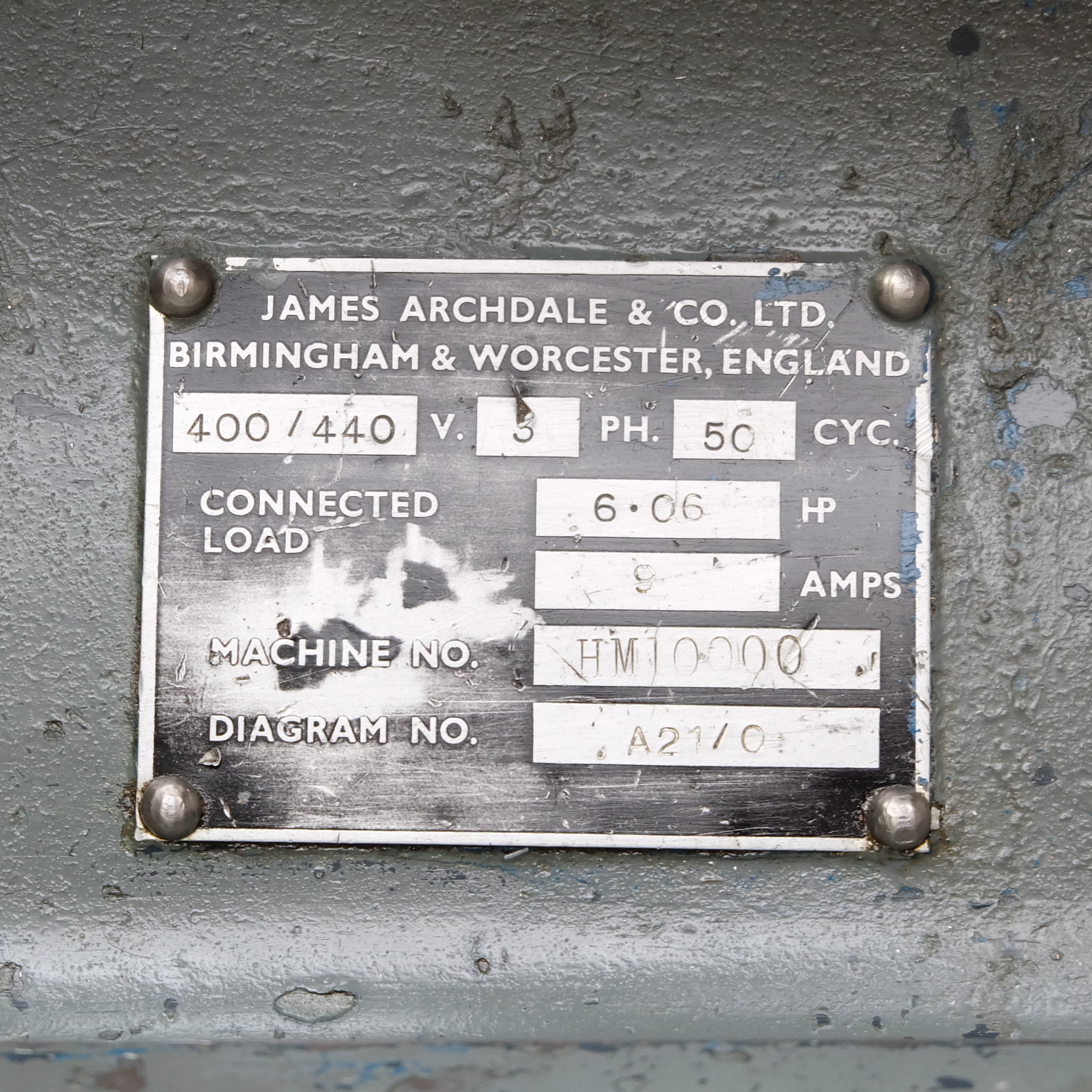 Archdale Milling Machine