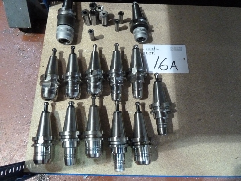 Qty Schunk Hydraulic Collet Chucks and 2 x Nikken collet chucks