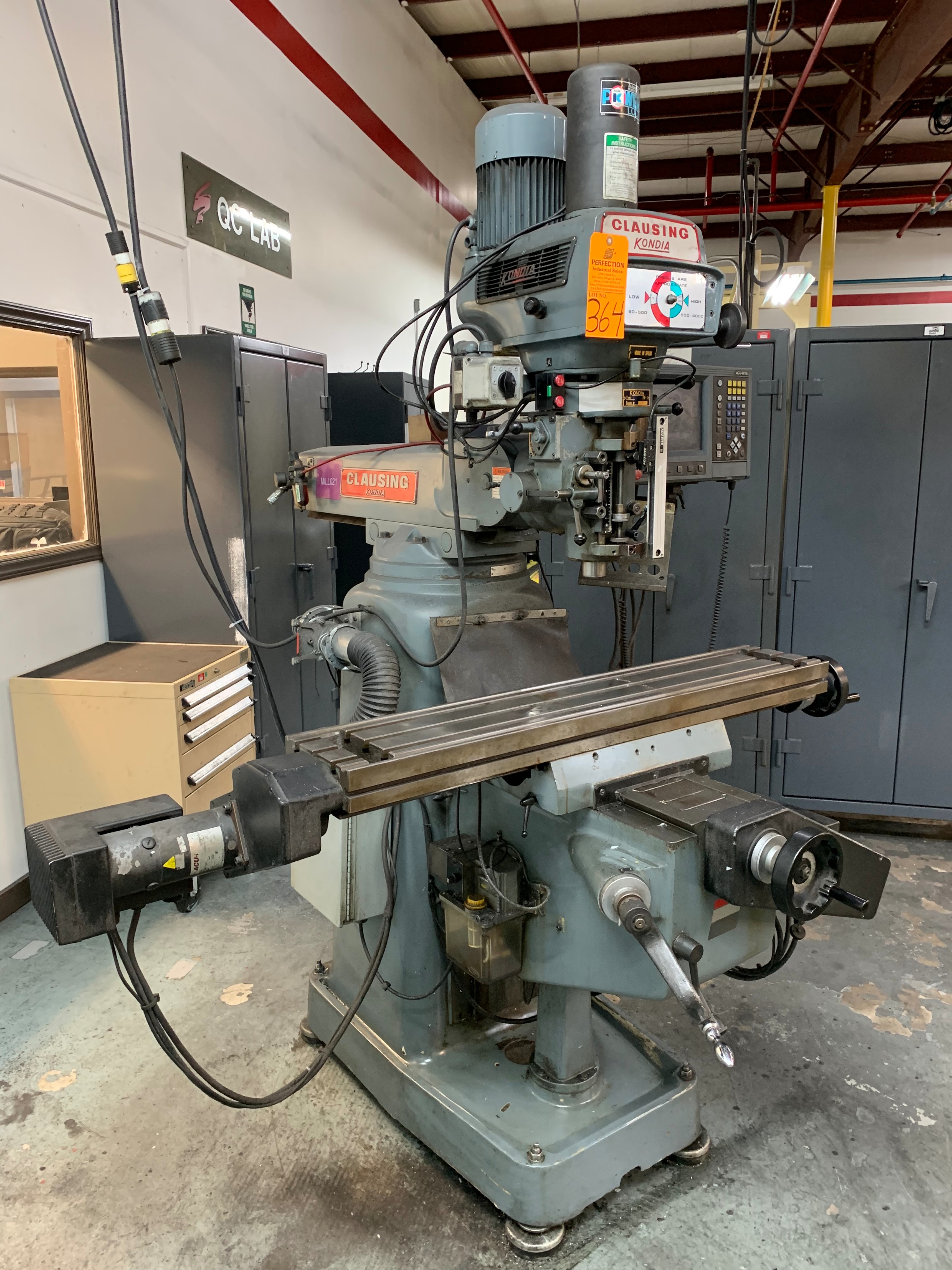 CLAUSING KONDIA FN-1 3 hp CNC Vertical Mill