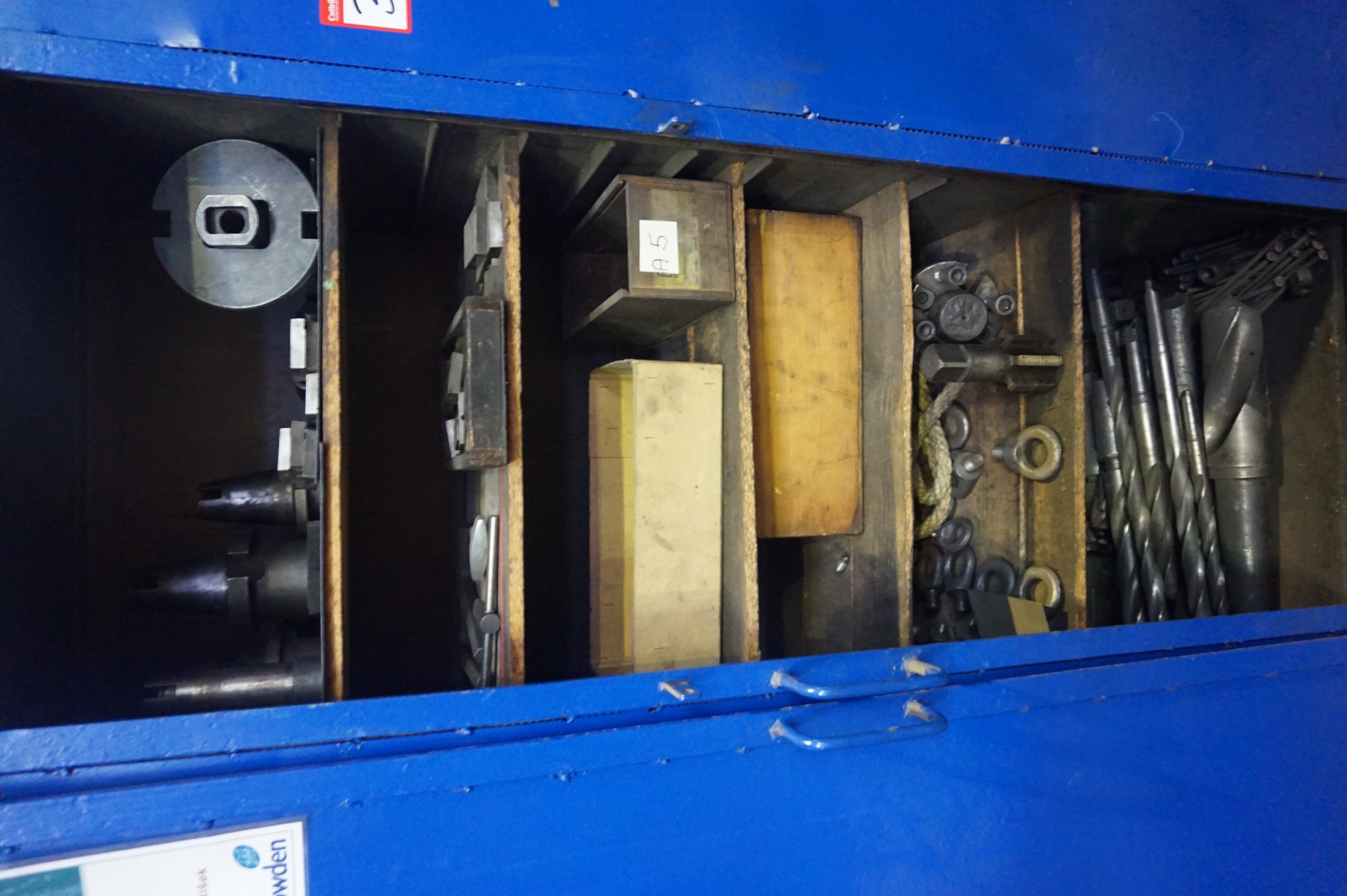 Cabinet with 50 ISO Quick Change Tooling