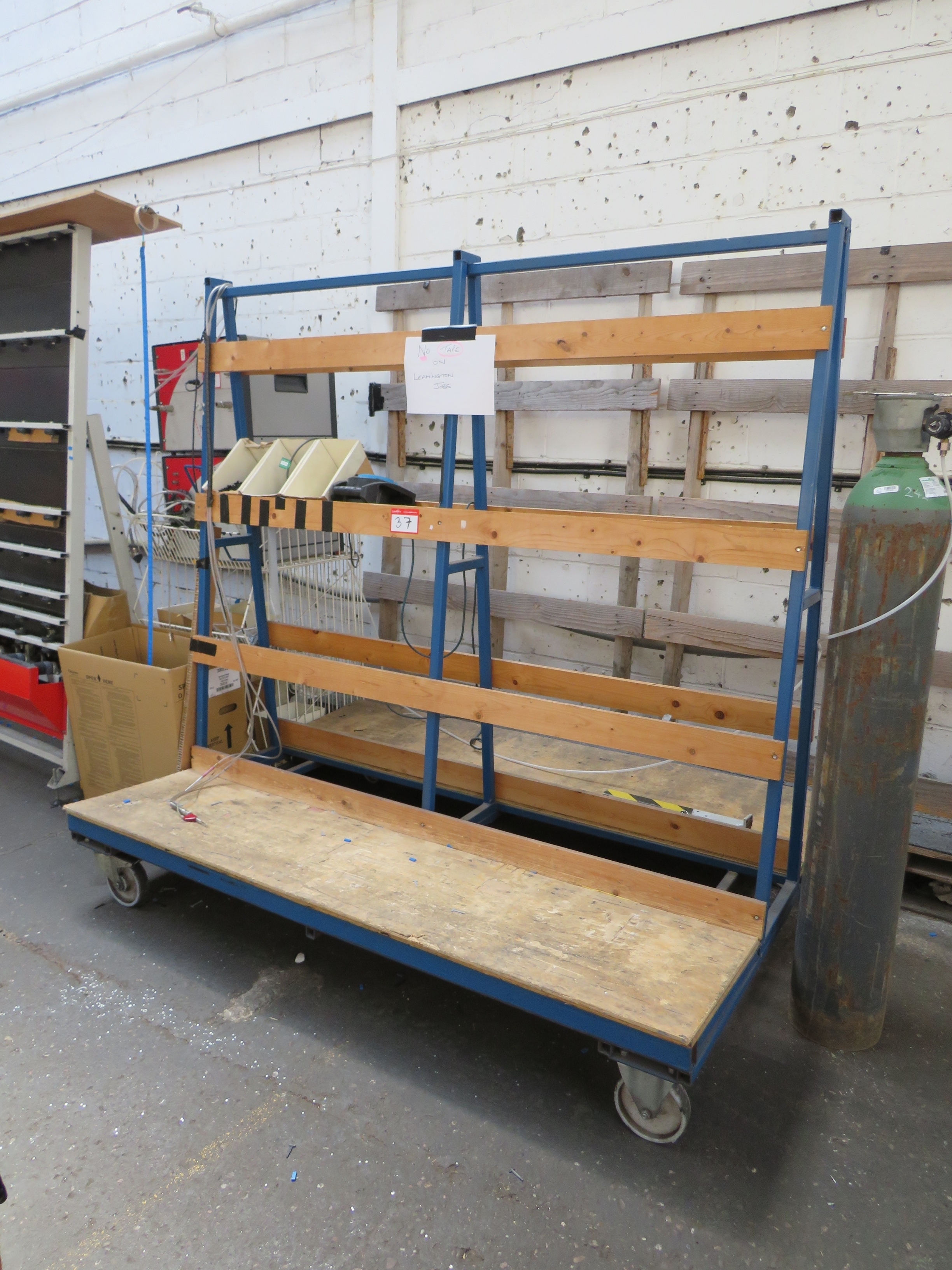 Mobile Glass Rack 2m x 1.45m x 1.95m High