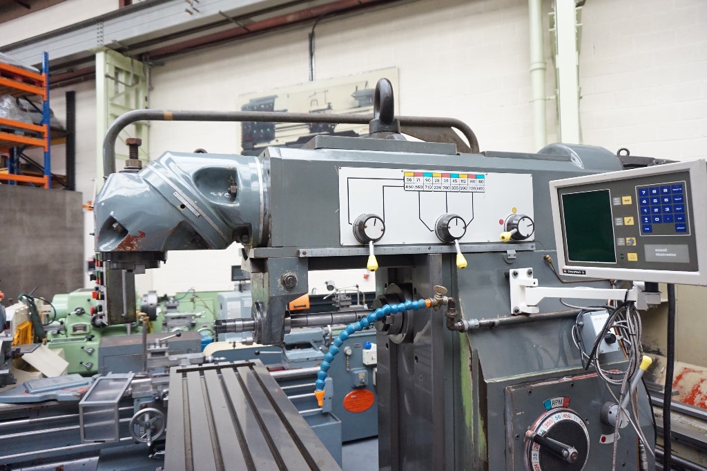 Ajax AJRH 1800 Overhead Ram Type Universal Milling Machine