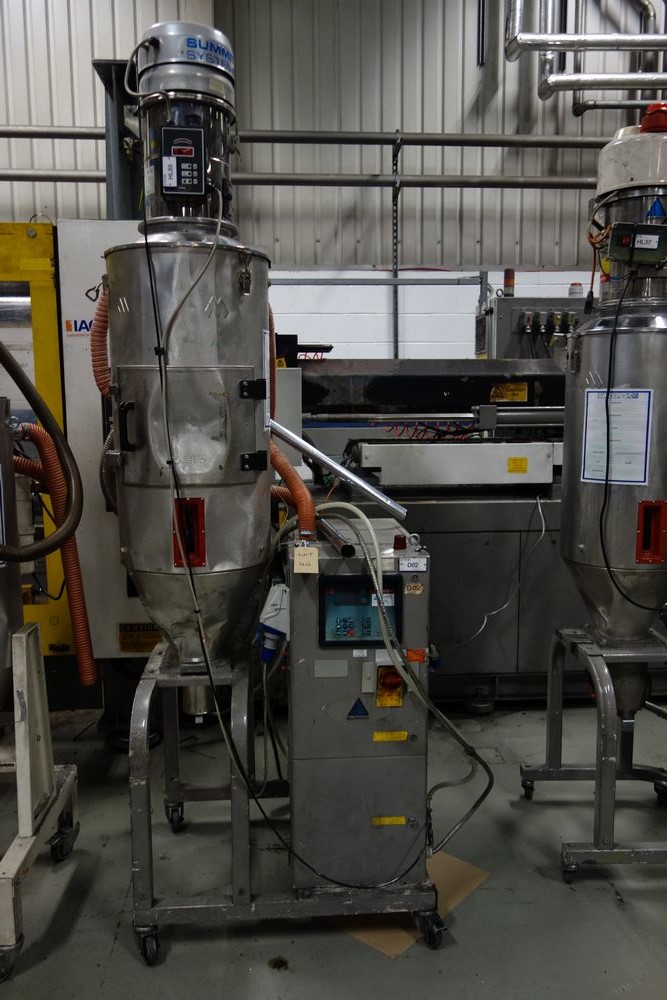 Moretto Model DT201M Mobile Dehumidifying Hopper Dryer