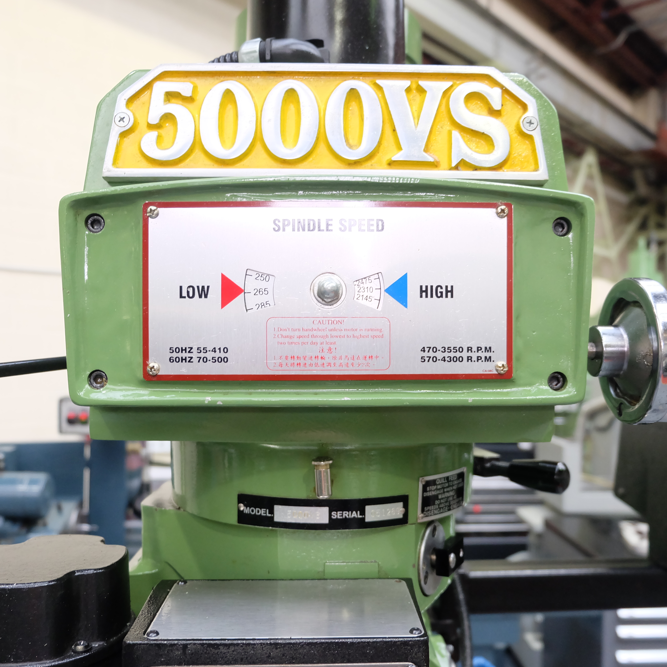 Europa Milltech 5000VS CNC Turret Milling Machine