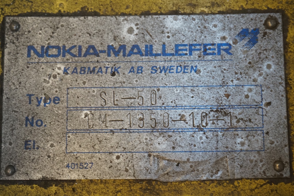 NOKIA MAILLEFER Chenille UA8 400mm Continuous Belt Caterpuller Capstan