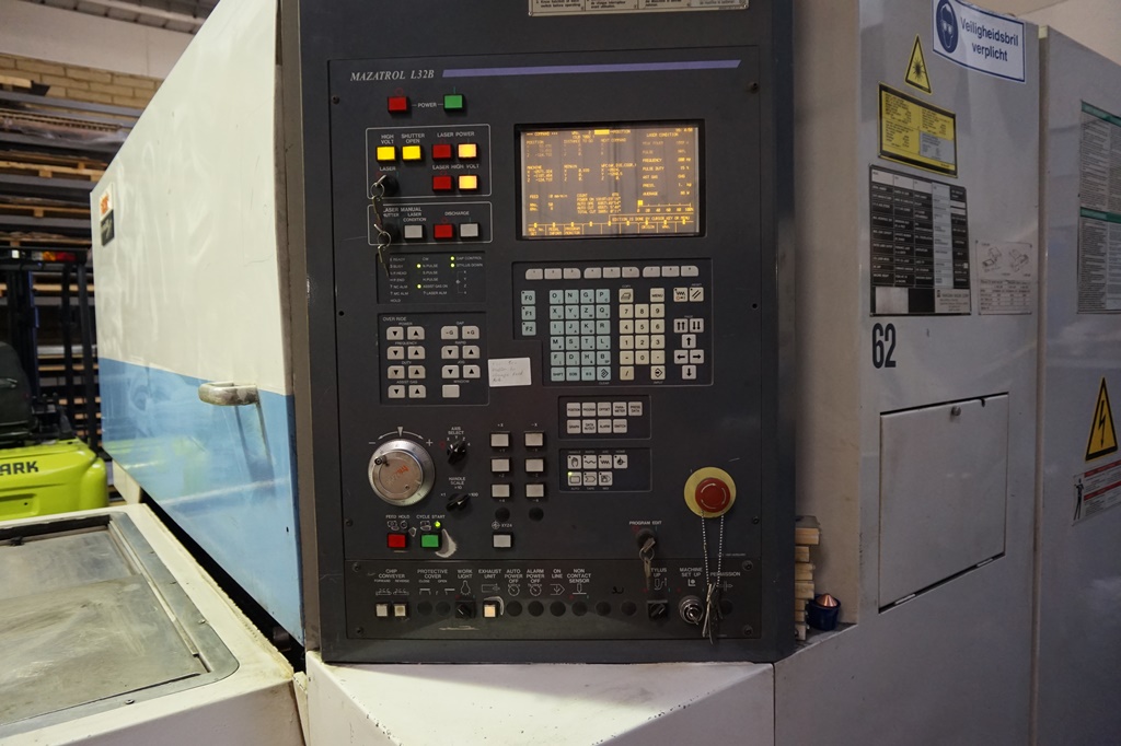 Mazak New Turbo-X48 Champion Laser with Mazatrol L32B Control