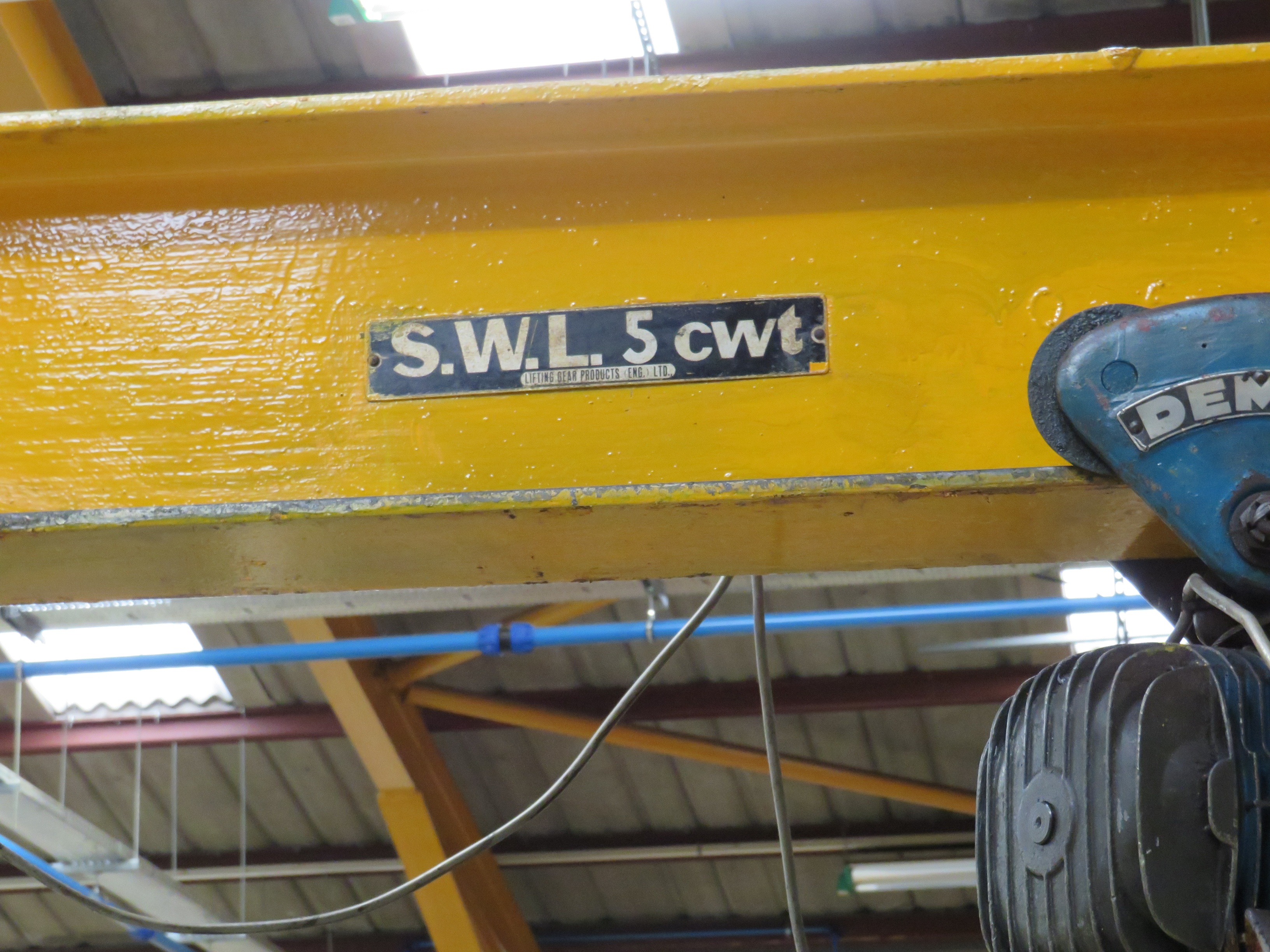 Jib Crane 250kg with Demag Hoist