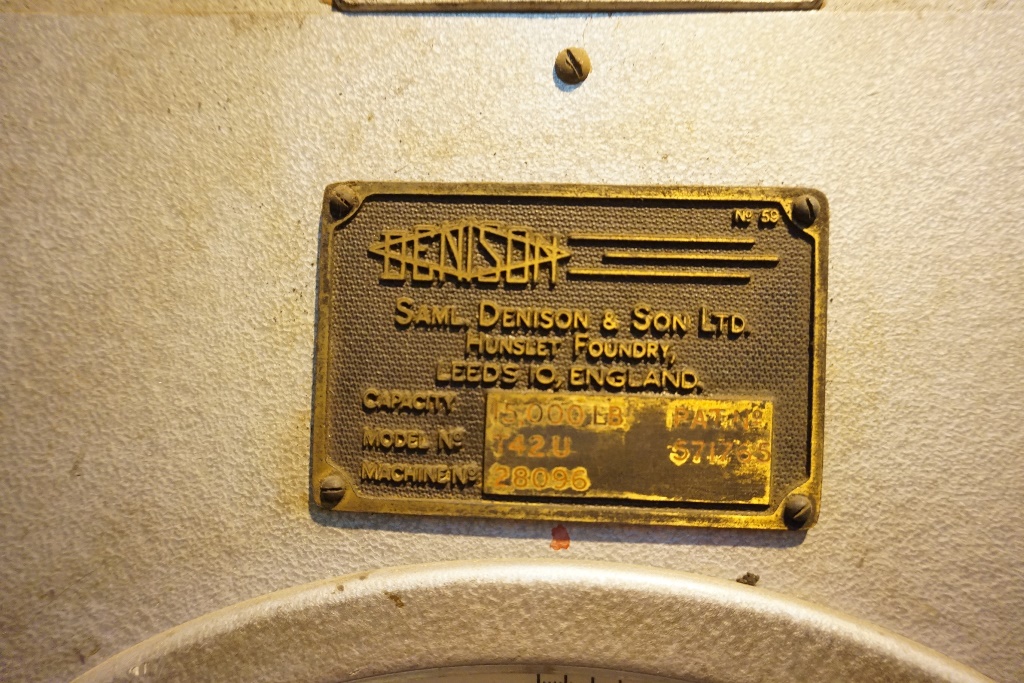Denison Model T42.U Tensile Testing Machine