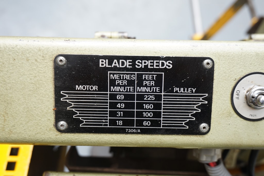 Startrite Type H200W Horizontal Bandsaw