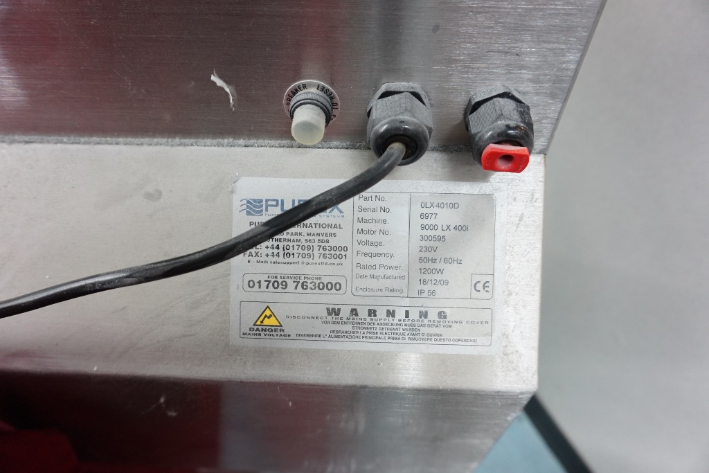 Purex Laserex Digital 9000 LX 400i Fume Extractor