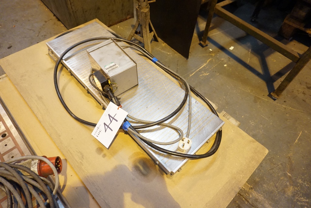 Magnetic Milling Table 42” x 16” approx. and Magnetic Milling Table 36 ...