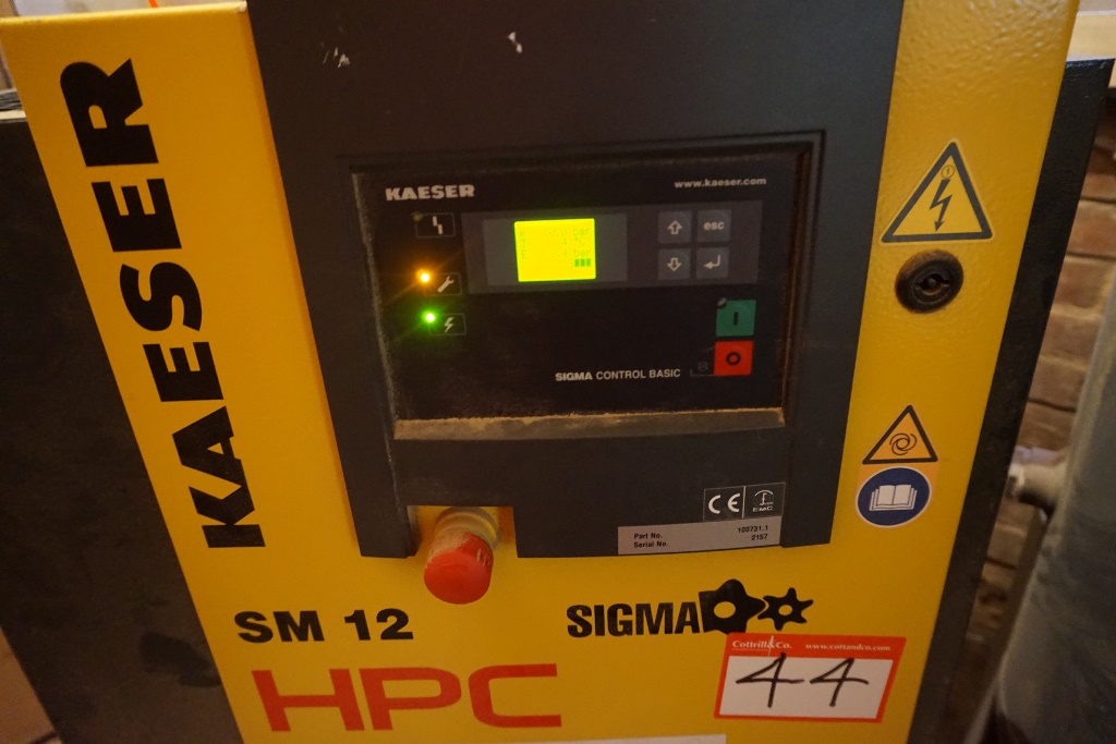 HPC Sigma Kaeser SM12 Compressor