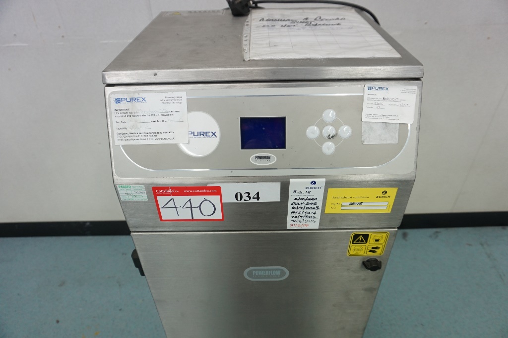 Purex Powerflow Digital 9000/400I Fume Extractor