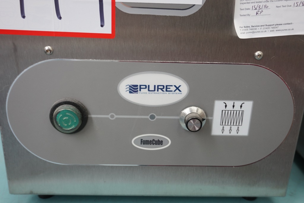 (2) Purex Fumecube 2 Arm Fume Extractors