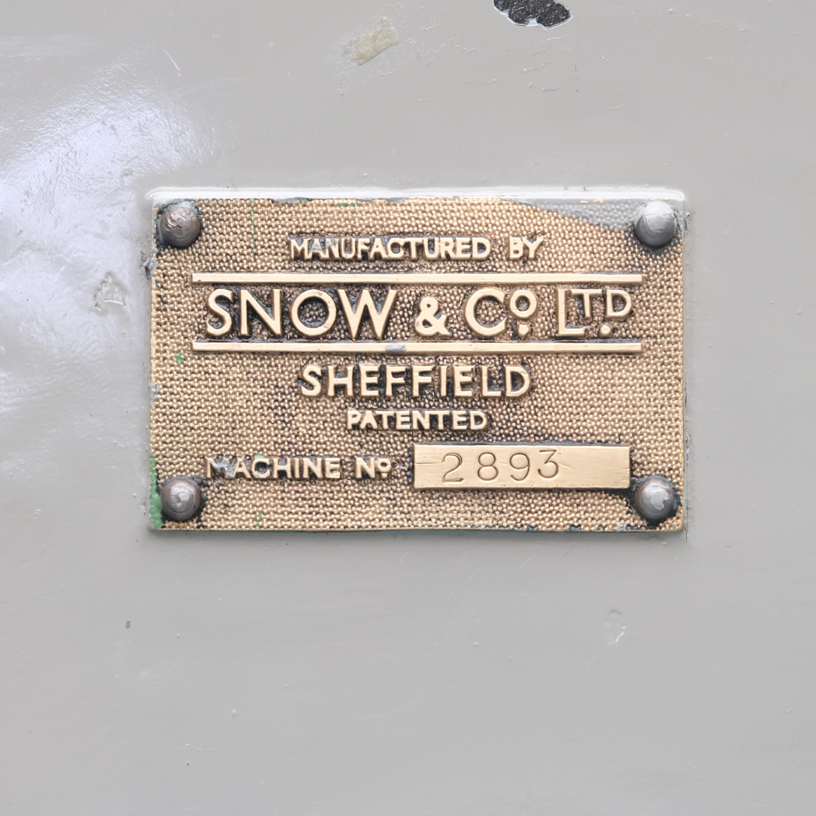 Snow Vertical Spindle Toolroom Ring Grinder