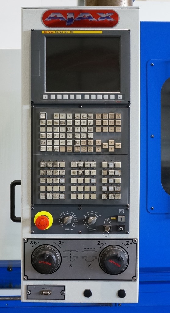 Ajax CNC Centre Lathe with GE Fanuc Series 2li-TB Control