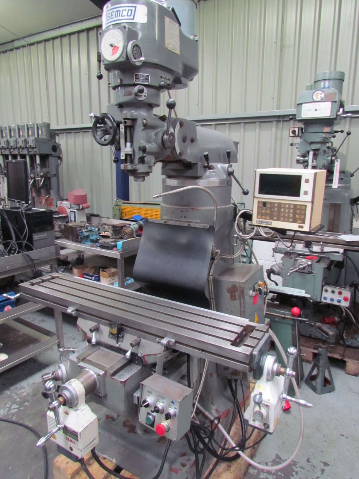 Semco Turret Mill Model LC 1 1/2V