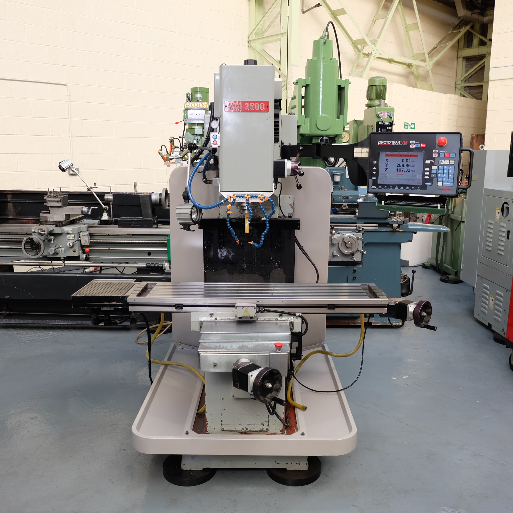XYZ VM-3500 Model KR-B2 CNC Bed Mill