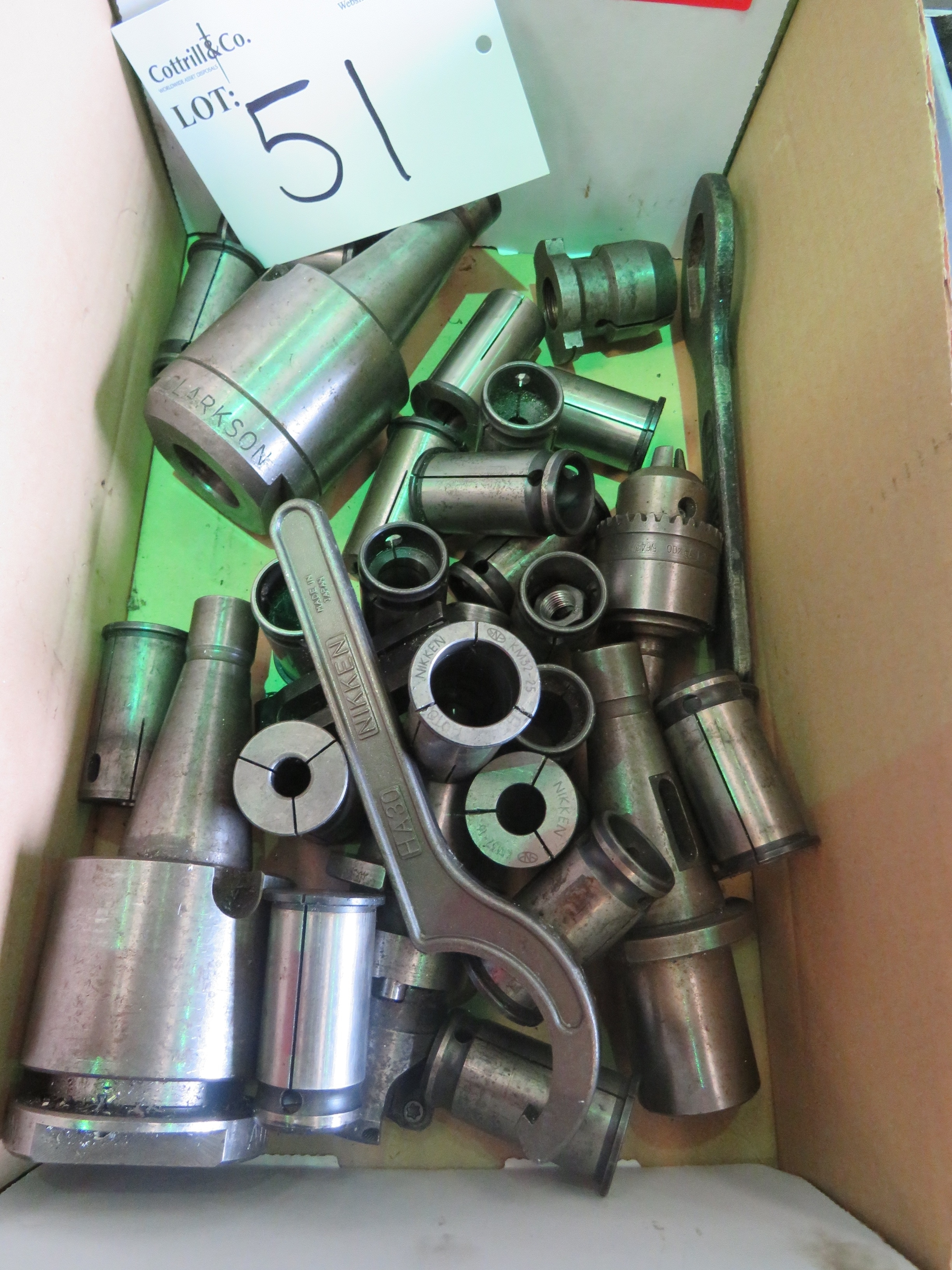 Clarkson Autolock 40 International Tooling with Collets