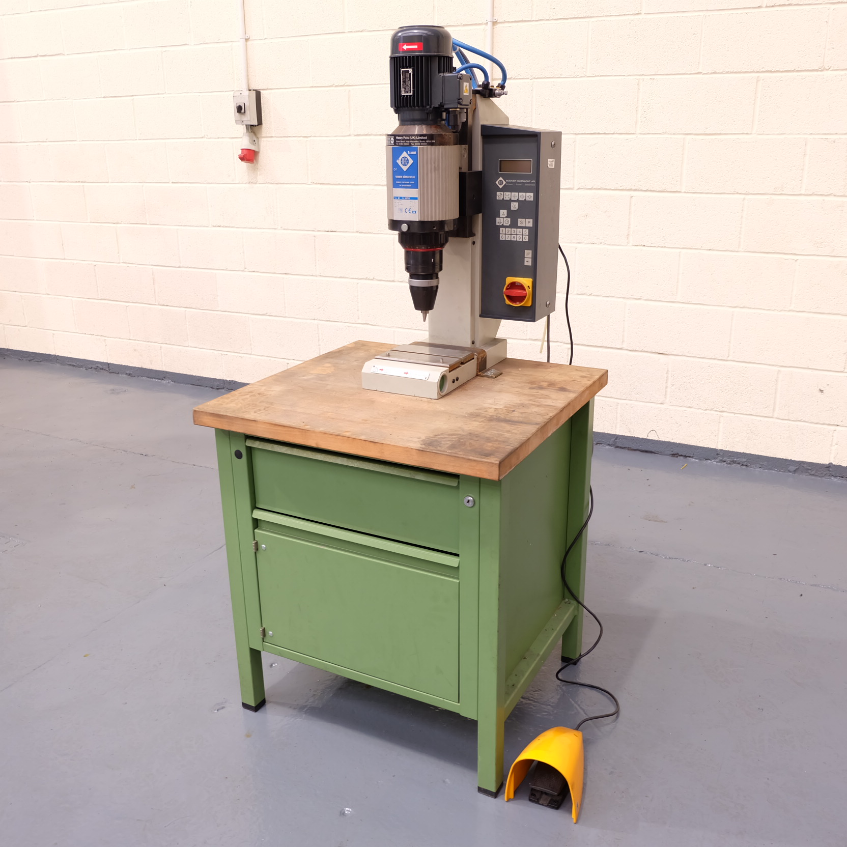Bodmer Taumel Type 80 Touch Control Spin Riveting Machine
