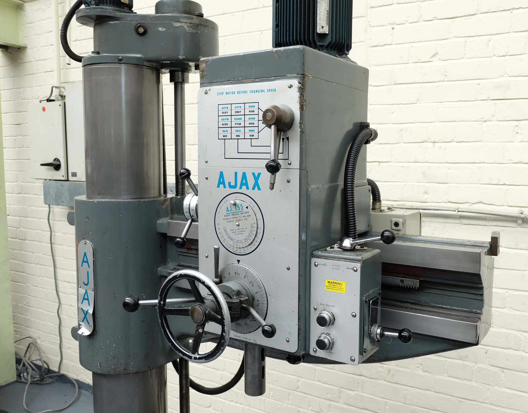 Ajax Type AJ155 36" Radial Arm Drilling Machine