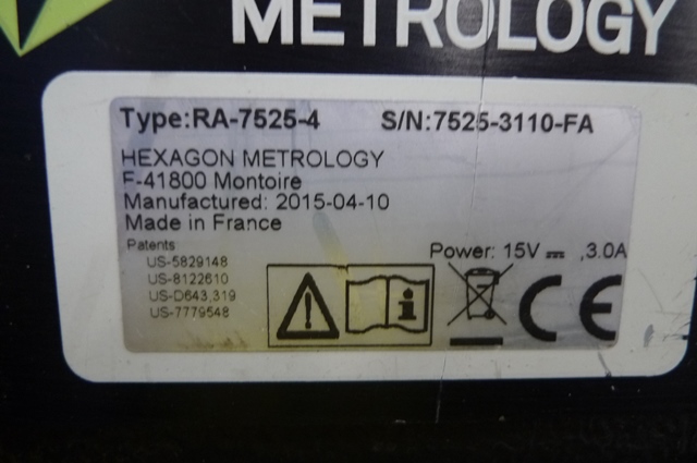 HEXAGON, Absolute Arm 6 axes, Articulated Arm Coordinate Measuring Machine