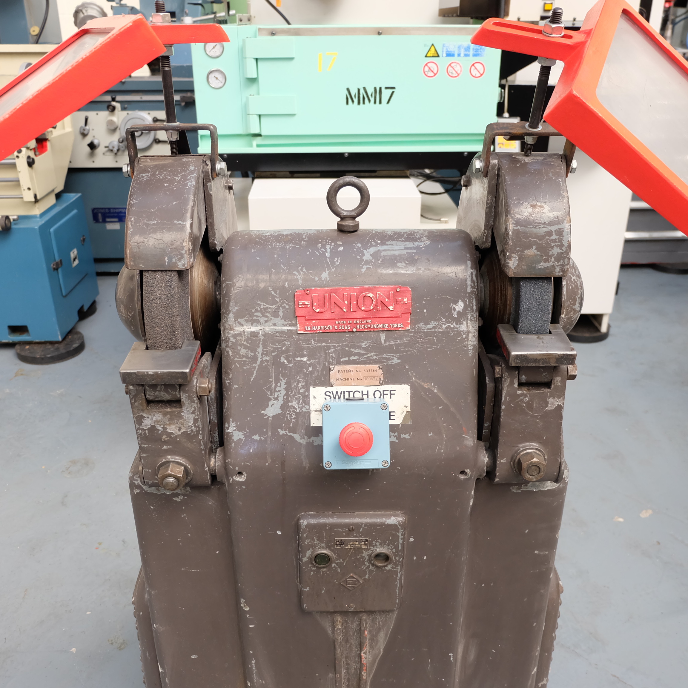 Union Pedestal Double Ended Tool Grinder