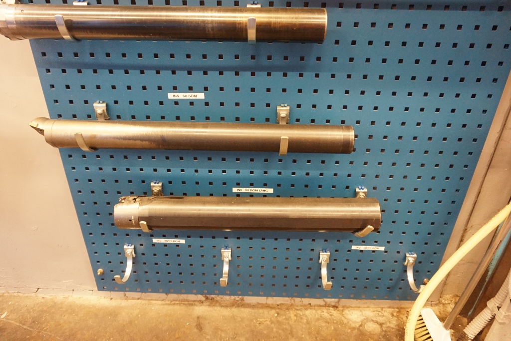 Rack with Qty of Anti-vibration Boring Bars
