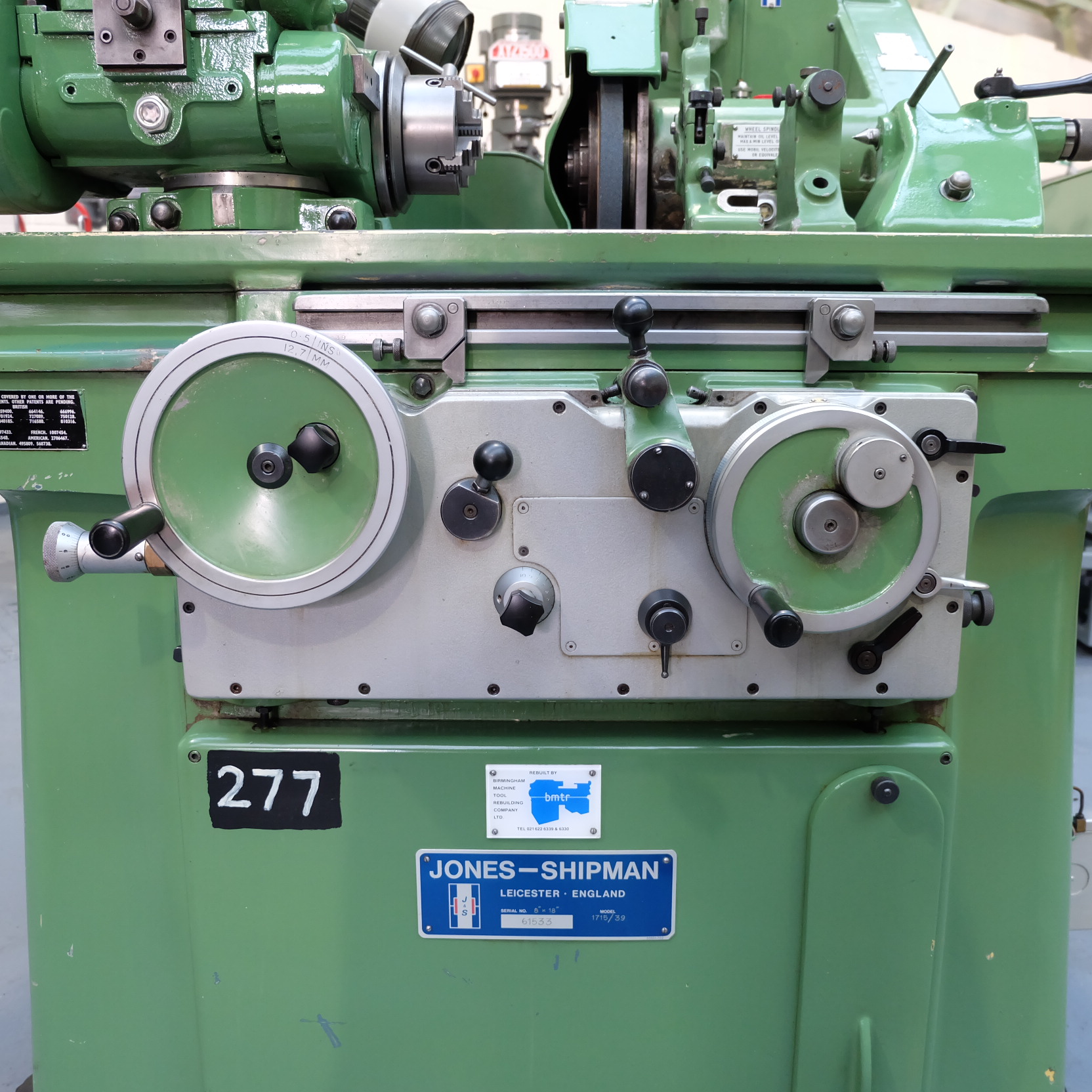 Jones & Shipman Model 1310 EU Cylindrical Grinding Machine