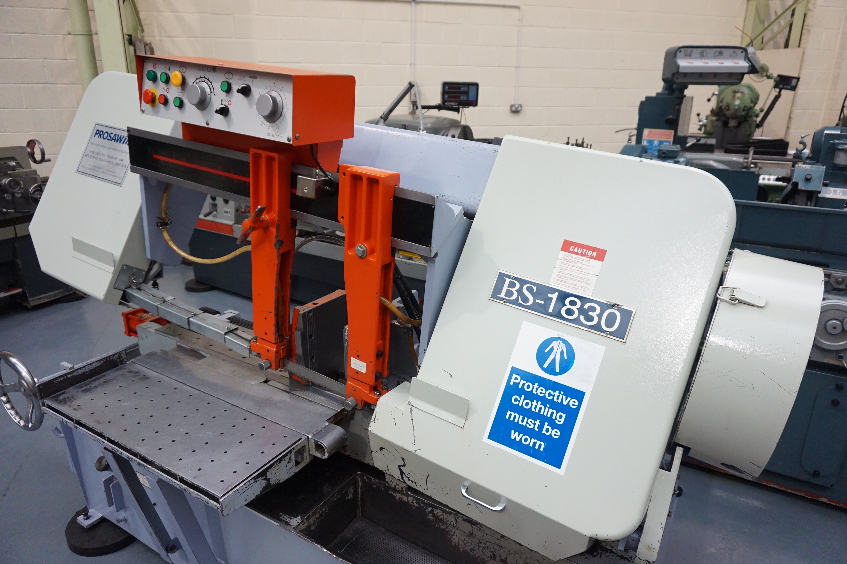 Prosaw Mega Type BS-1830 Semi Automatic Horizontal Bandsaw