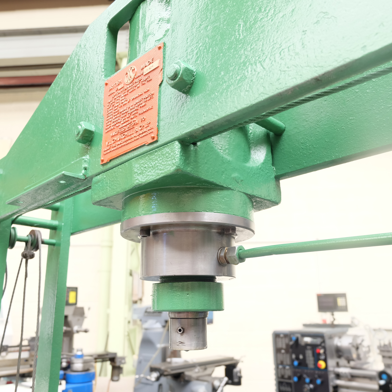 Churchill 37 UB Powered Hydraulic Garage Press