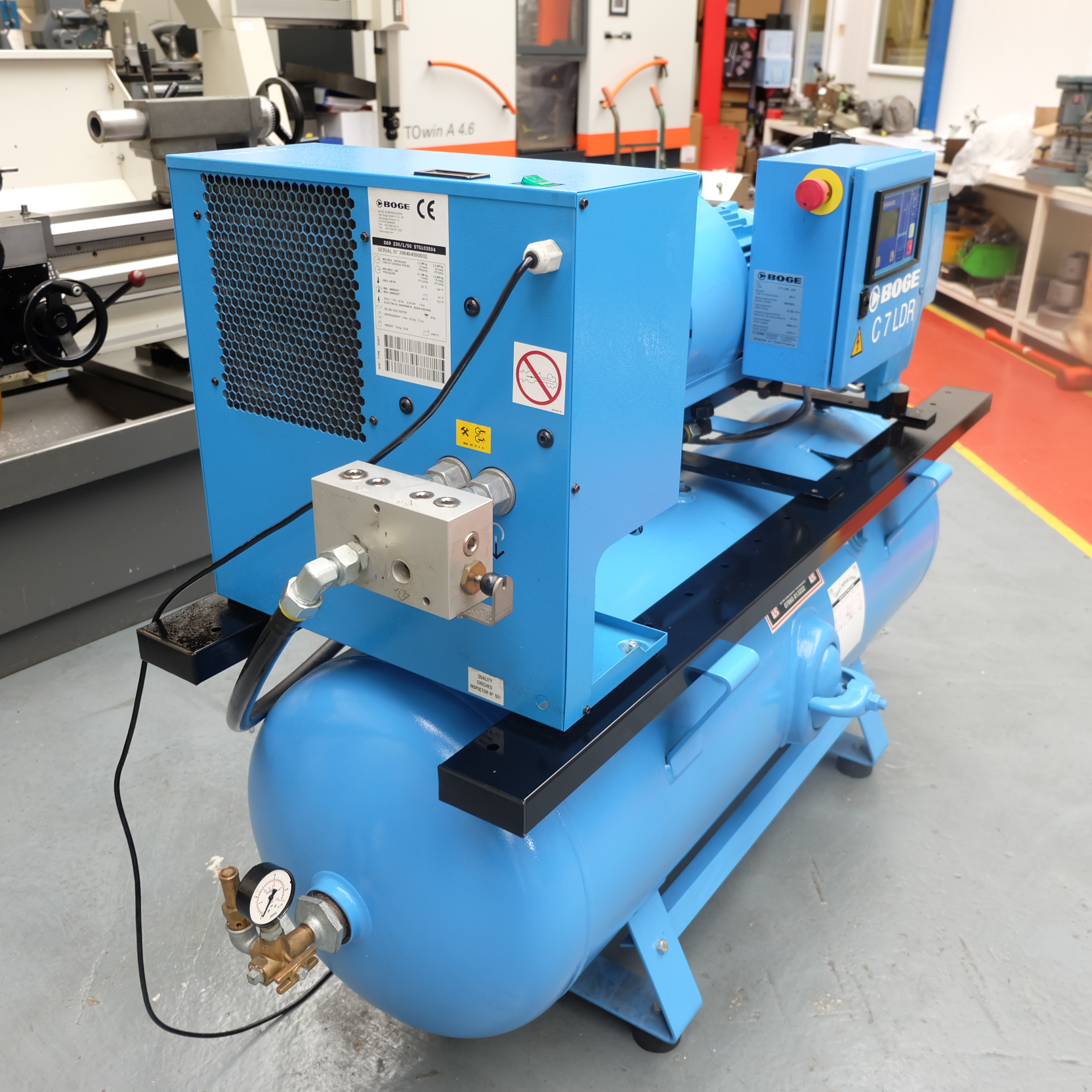 Boge Type C-7-LDR 270 Rotary Screw Air Compressor