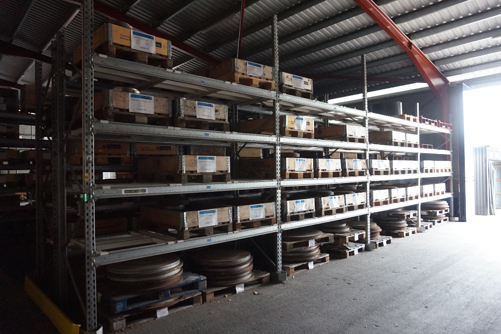 Racking – (1) Rack 12m x 1.1m Wide 6 Bays, (1) Rack 11.5m x 1.1m 4 Bays ...