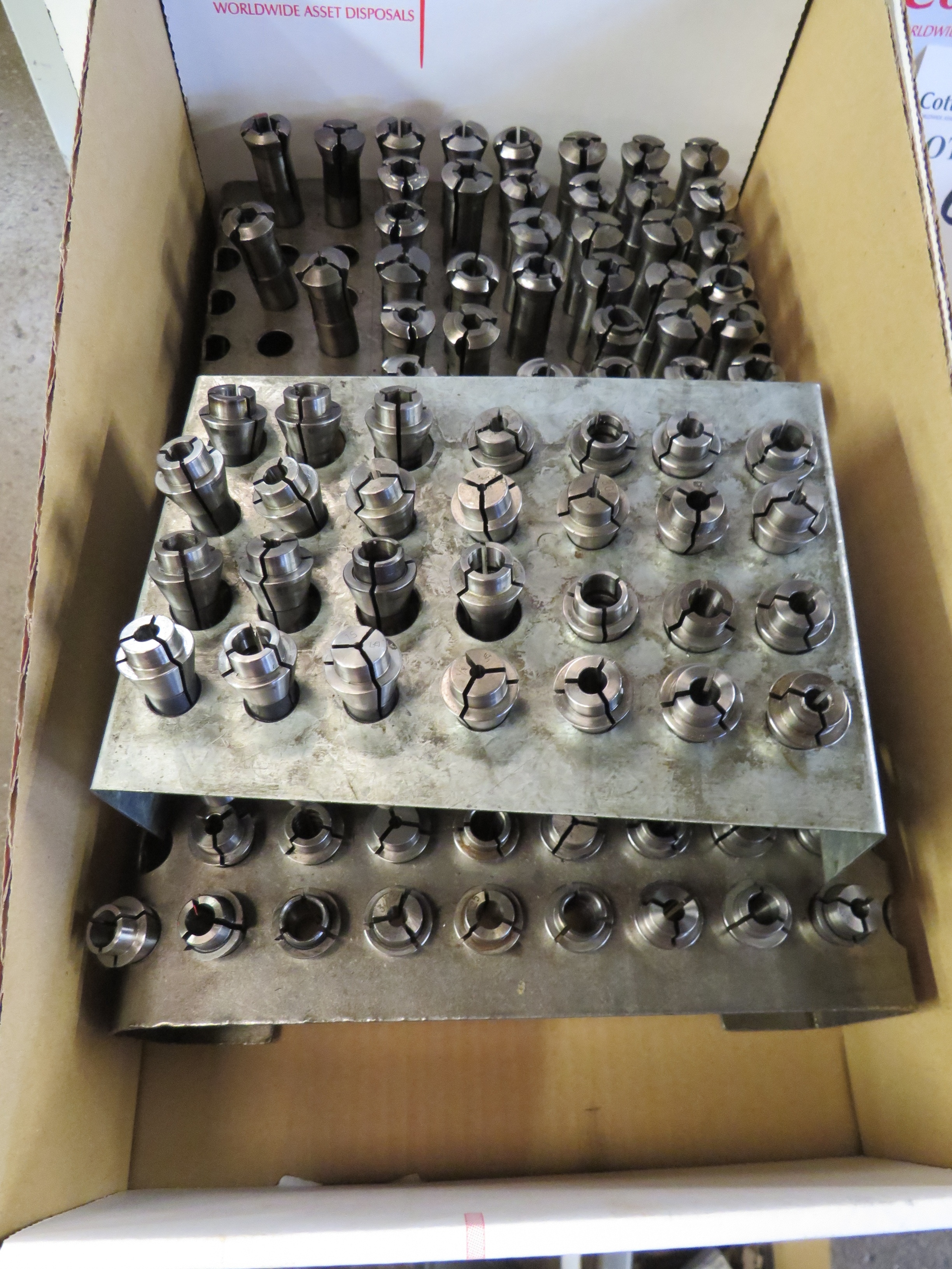 Qty of Collets for Sliding Head Machines