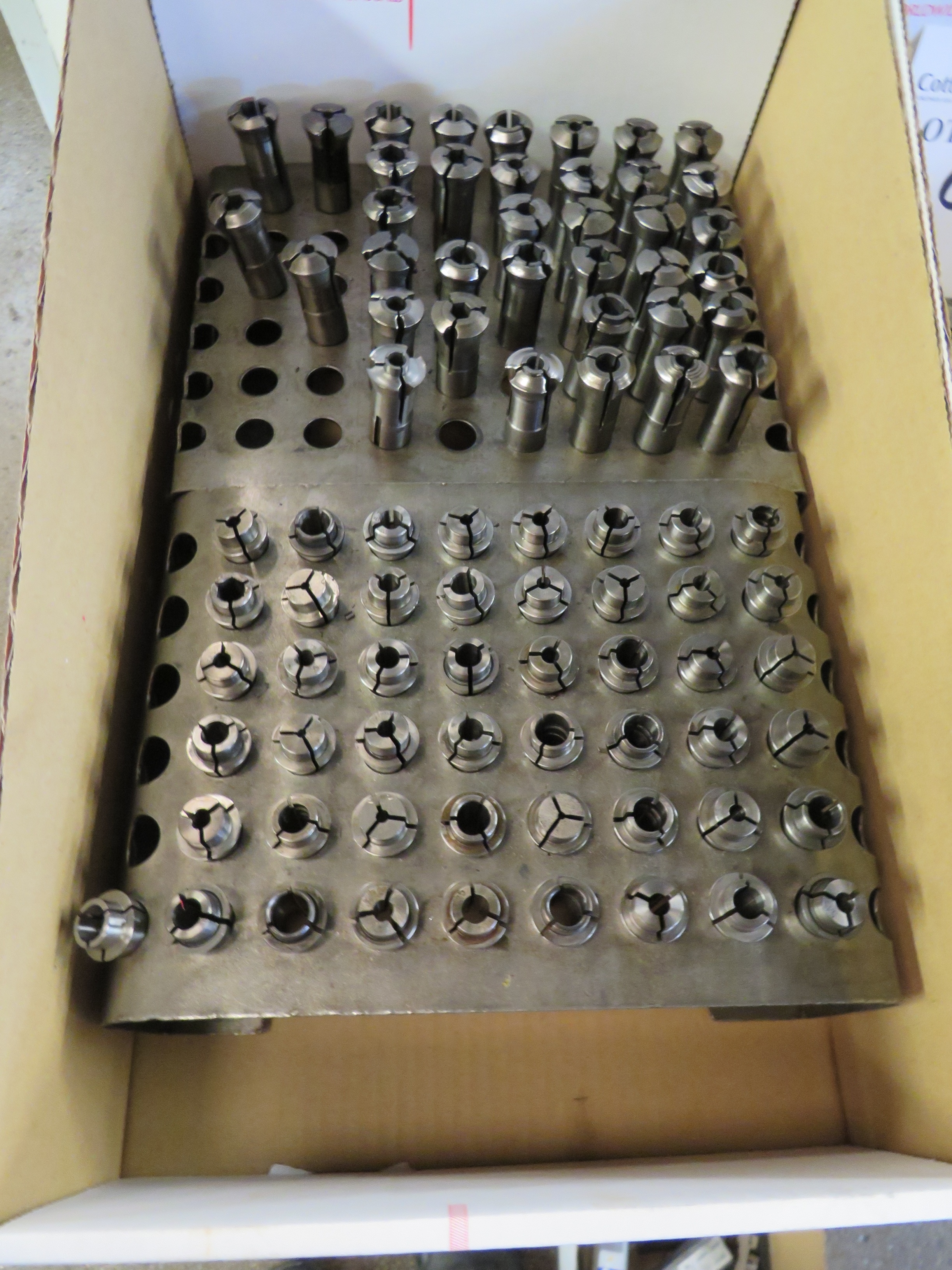 Qty of Collets for Sliding Head Machines