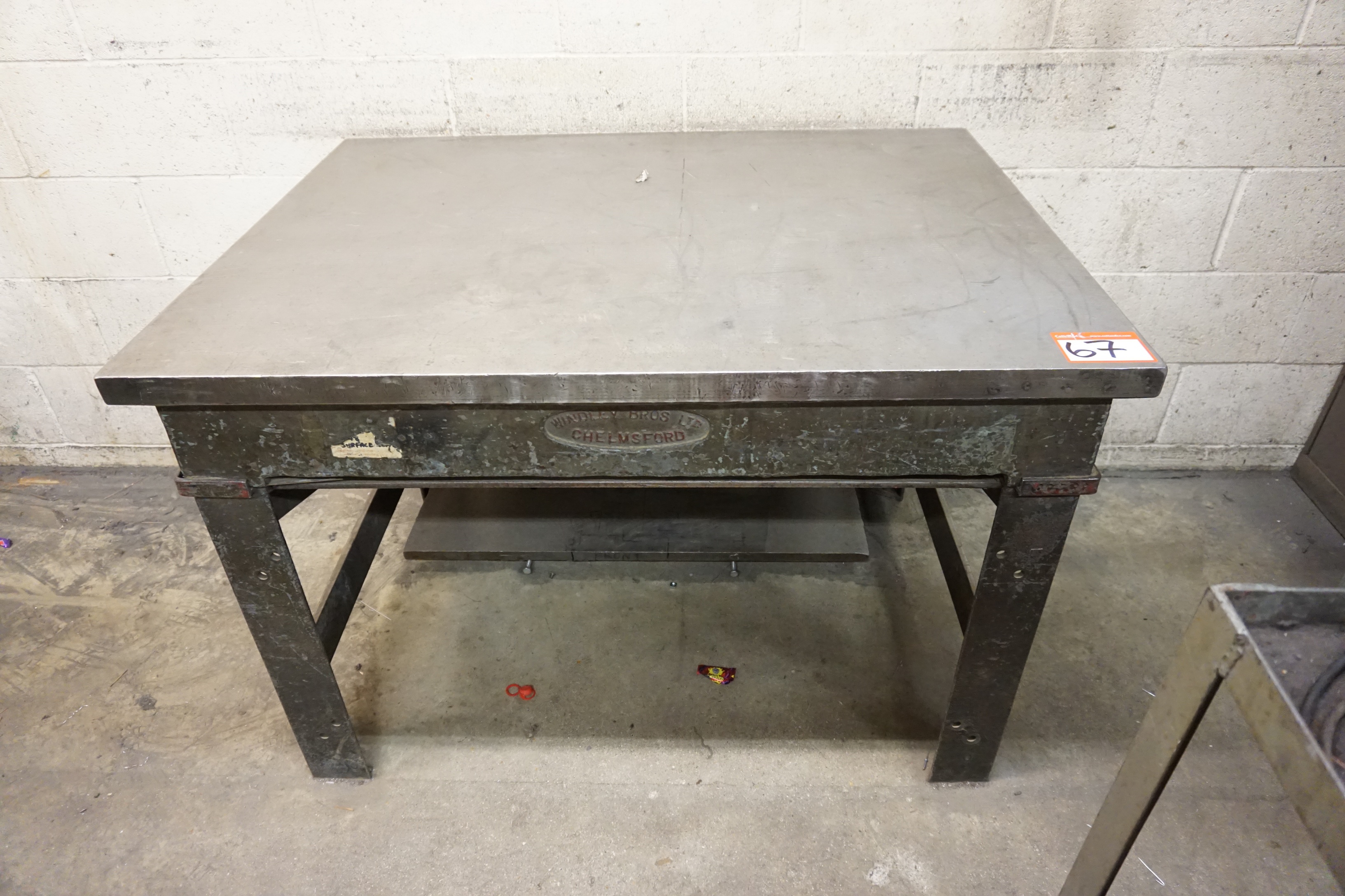 Steel Table 4ft x 3ft x 33 ½ High