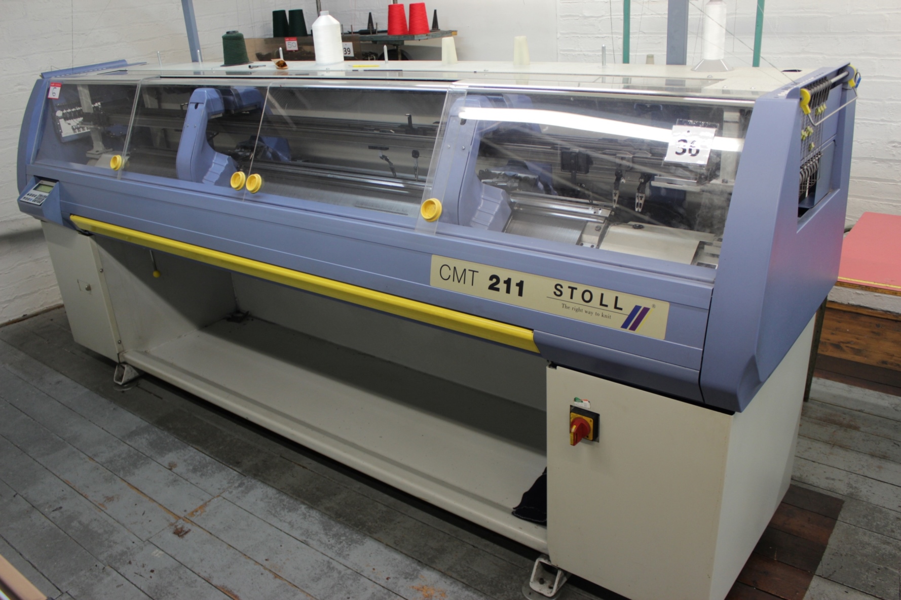 Stoll CMT 211 450001 10 Gauge Computerised Flatbed Knitting Machine