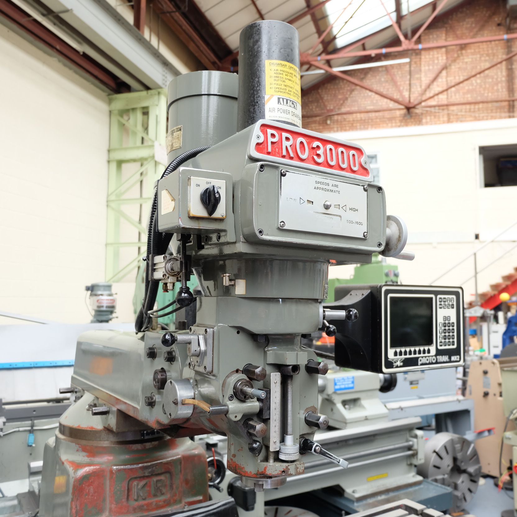 XYZ PRO3000 2 Axis Turret Milling Machine