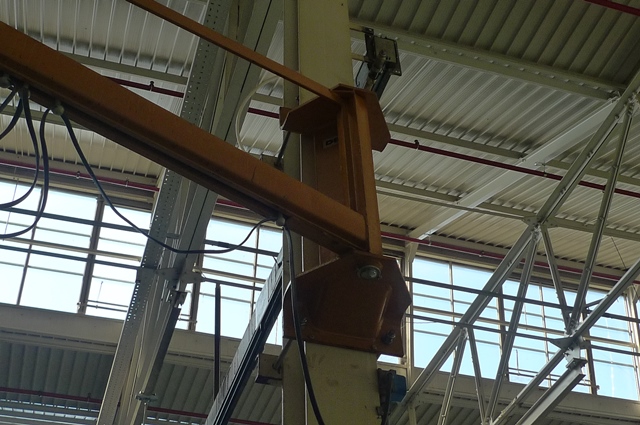 Demag Girder mounted swing jib crane