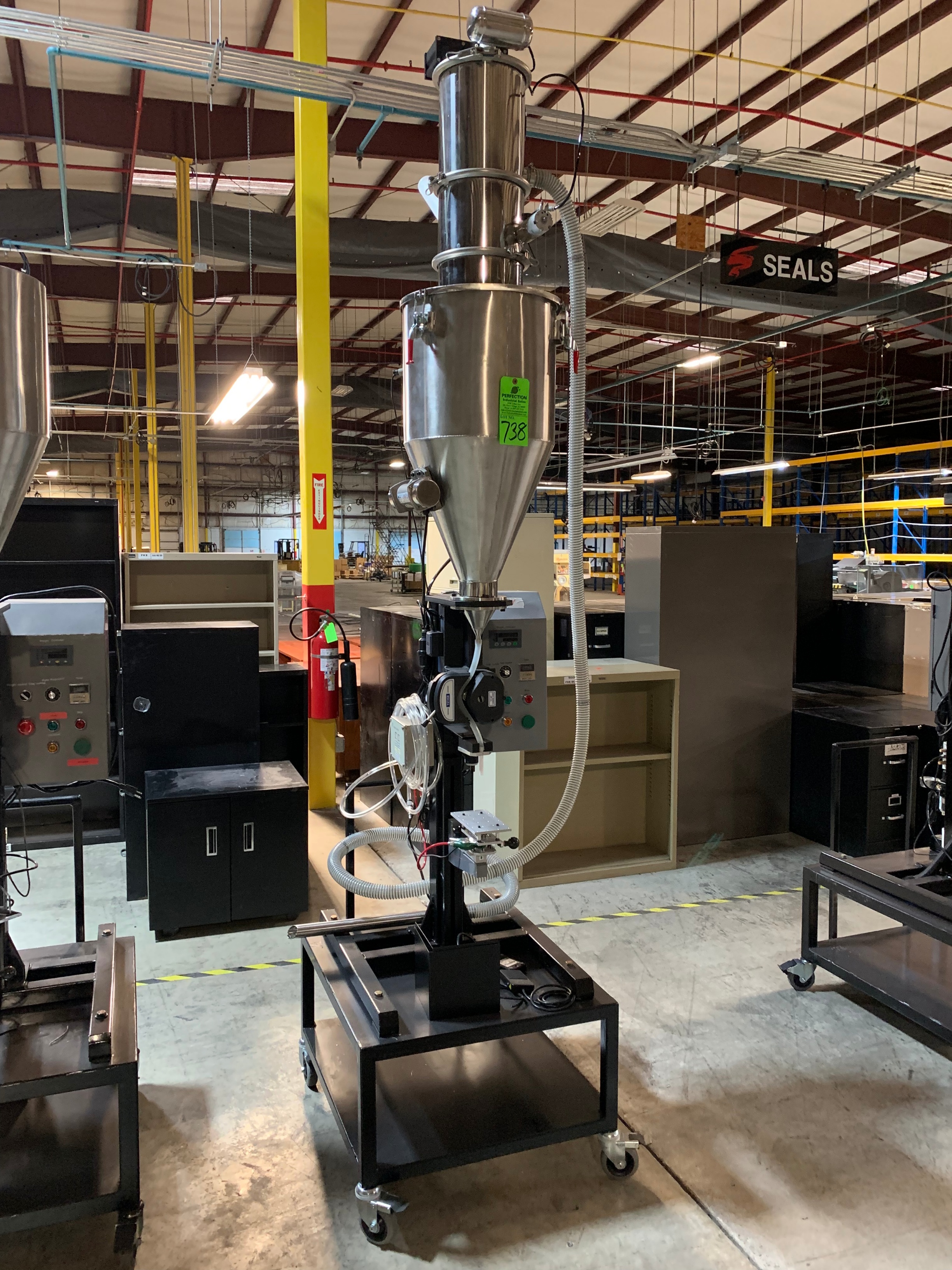 JSCC AUTOMATION Toner Auto-Filling Unit w/ Weight Controller and Rate ...