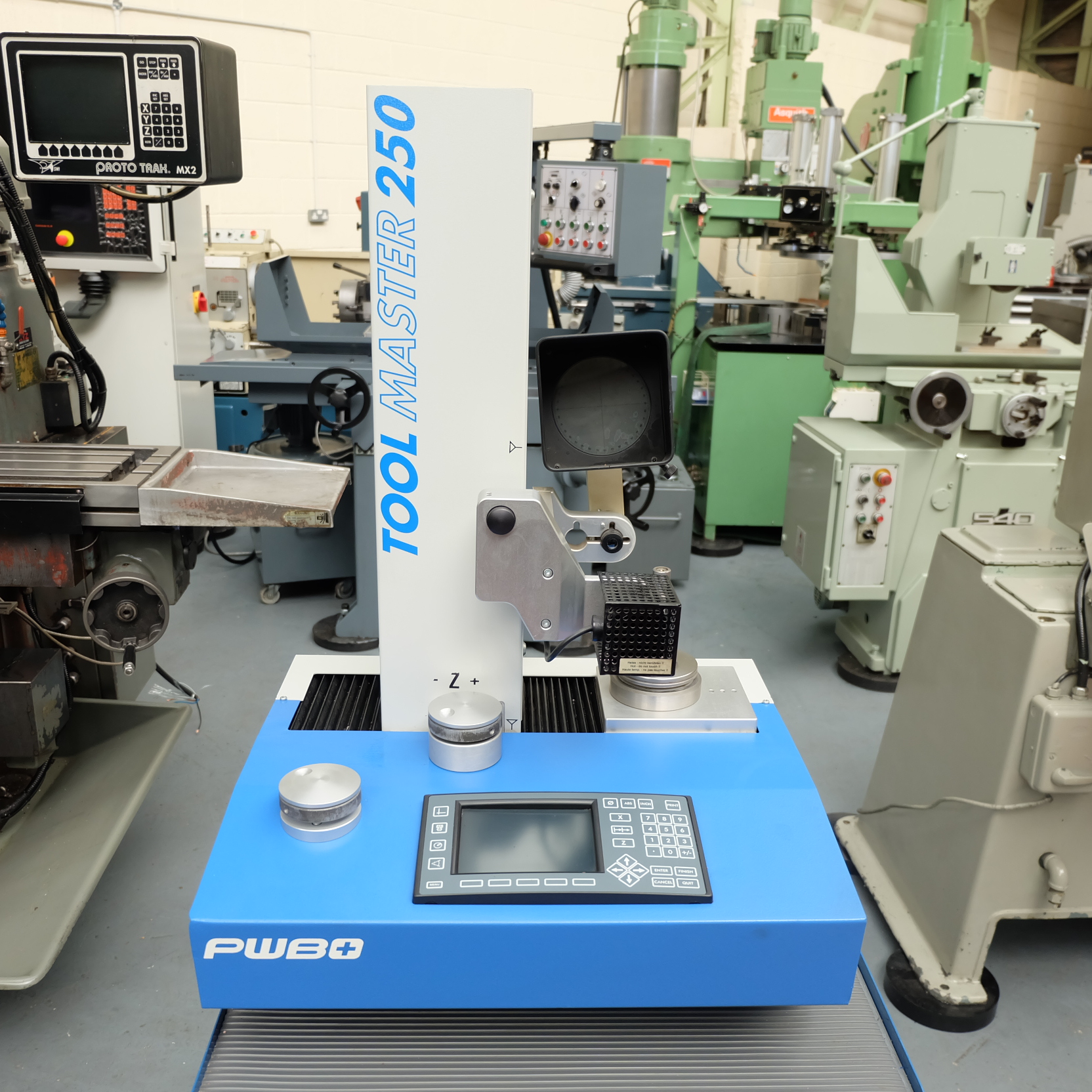 PWB + Toolmaster 250 Digital Tool Presetter