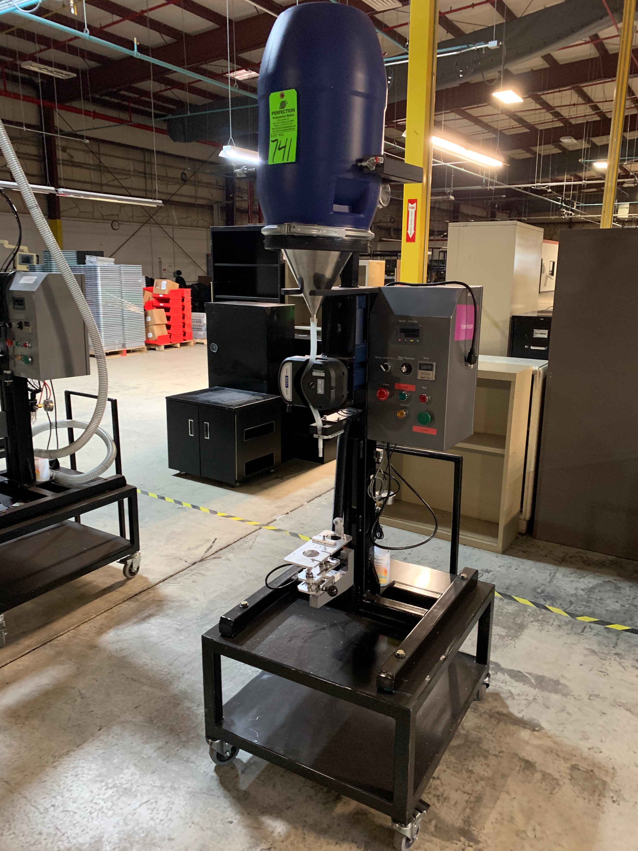 JSCC AUTOMATION Toner Auto-Filling Unit w/ Weight Controller and Rate ...