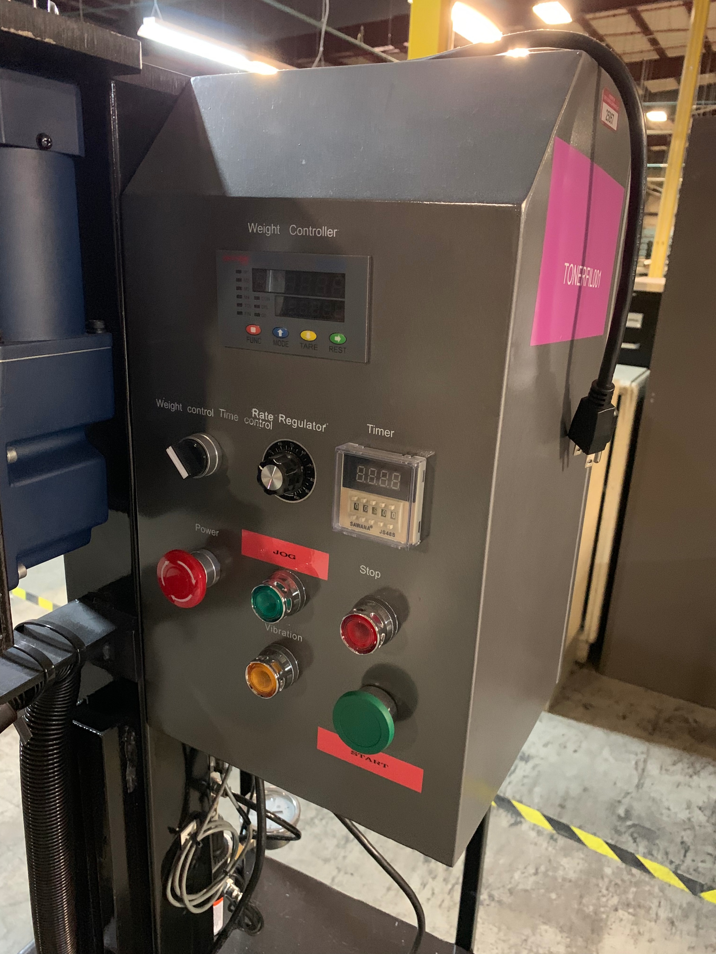 JSCC AUTOMATION Toner Auto-Filling Unit w/ Weight Controller and Rate ...